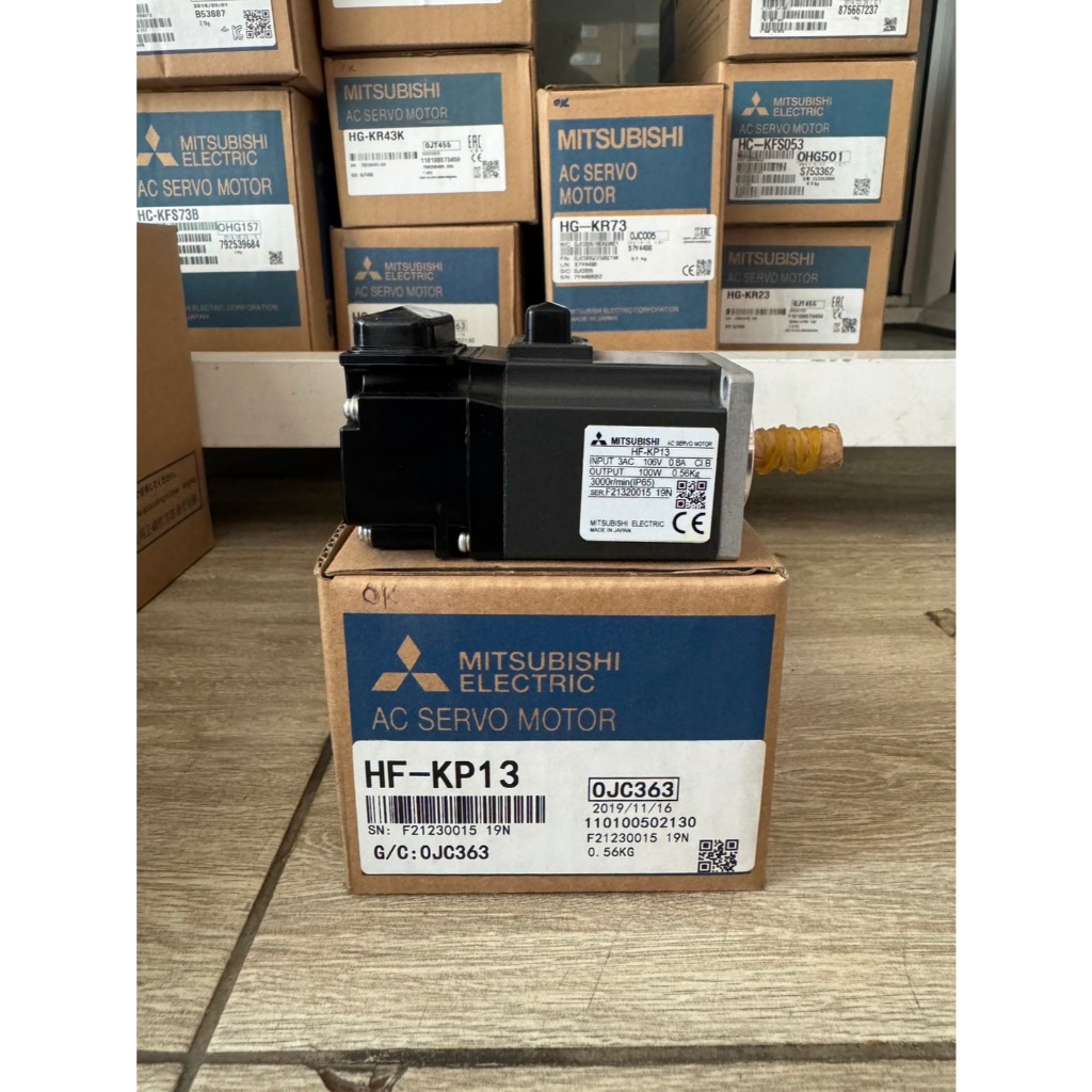 AC SERVO MOTOR MITSUBISHI HF-KP13 ราคารวมVat มีสต๊อกในไทย | Shopee Thailand
