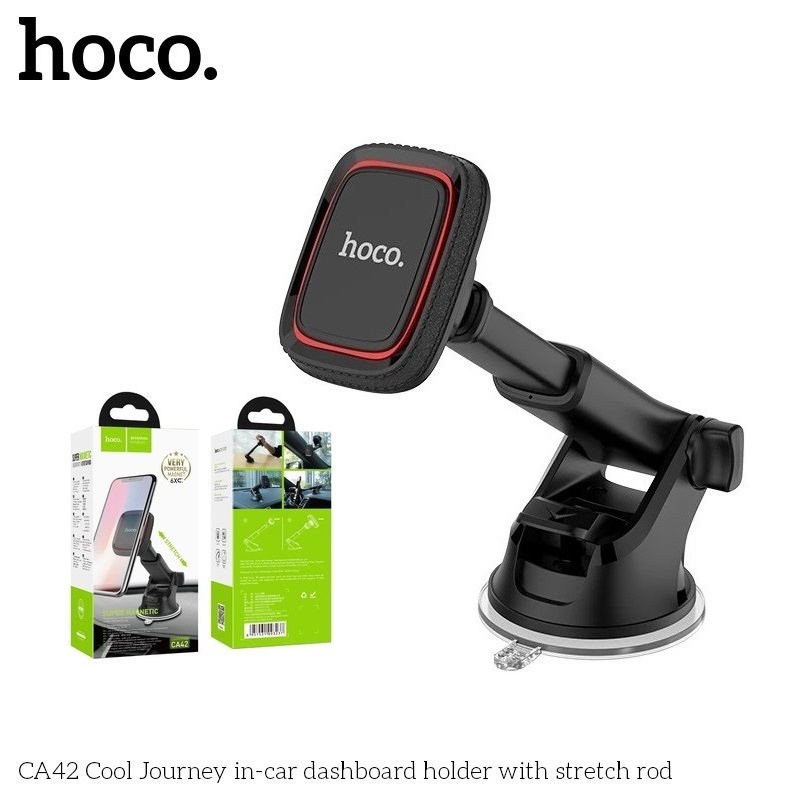 HOCO CA42 ที่ยึดโทรศัพท์มือถือในรถยนต์ แบบแม่เหล็ก ยึดแน่นไม่หลุด สำหรับติดคอนโซล ติดกระจก ...