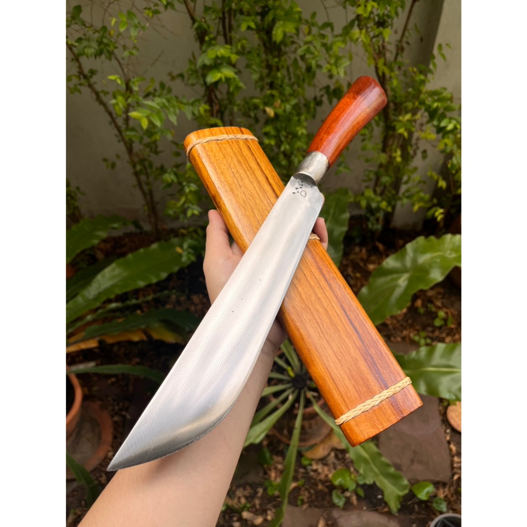 มีดมาเชเต้ Machete มีดเหน็บ E-nep สปาต้า Camp knife มีดสนาม ใบ 11” ตีร้อนชุบแข็ง ผิวขัด คอเหล็ก ...