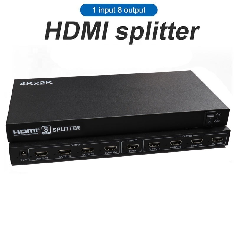 1x8 HDMI Splitter - Full 3D, Ultra HD, 4K | Shopee Thailand