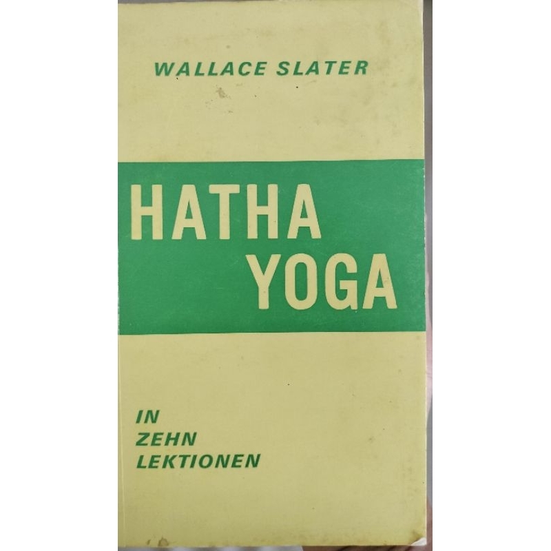 Hatah Yoga Wallace Slater หนังสือภาษาเยอรมัน In Zehn Lektionen | Shopee ...