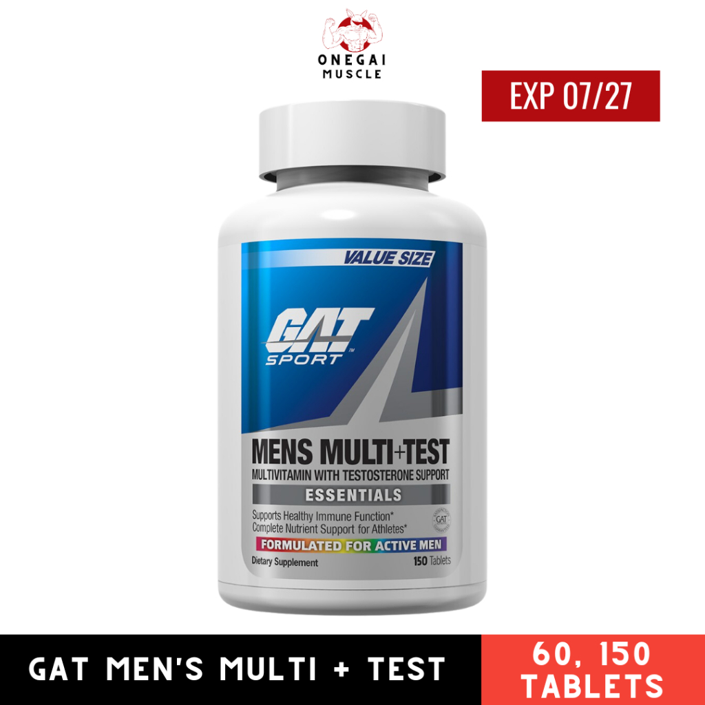 GAT Mens Multi+Test Gat sport 60 caps, 150 caps, GAT Sport, Gat multi ...