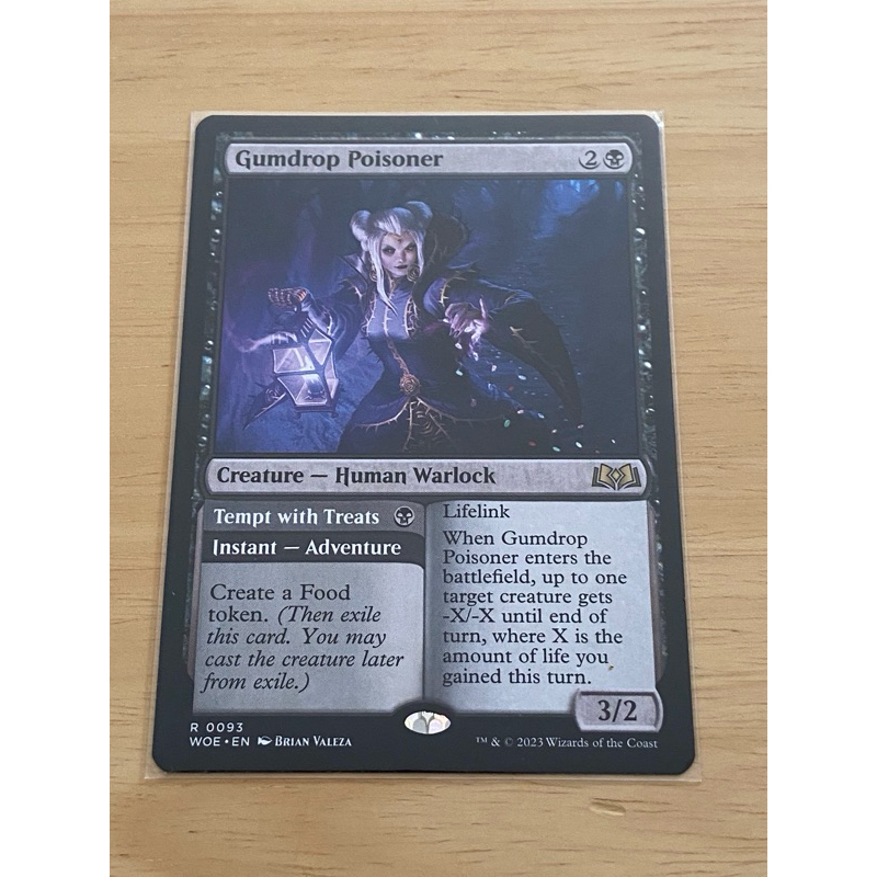[MTG][WOE] Wilds of Eldraine: Gumdrop Poisoner การ์ดแท้ Magic The ...