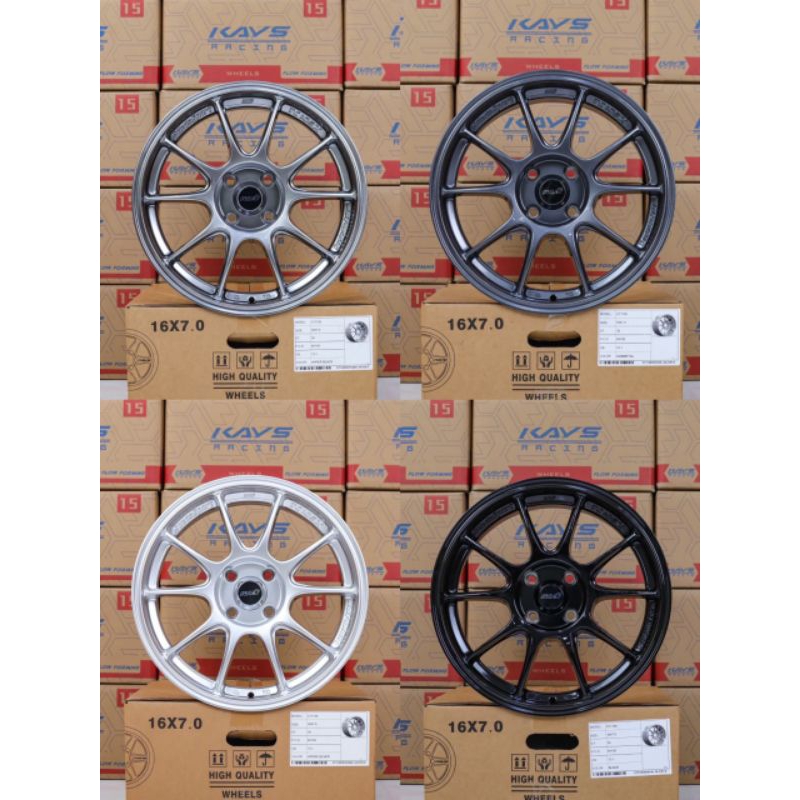 ล้อ TC105X 16*7.0. ET35. 4/100 (งานKAYS) | Shopee Thailand