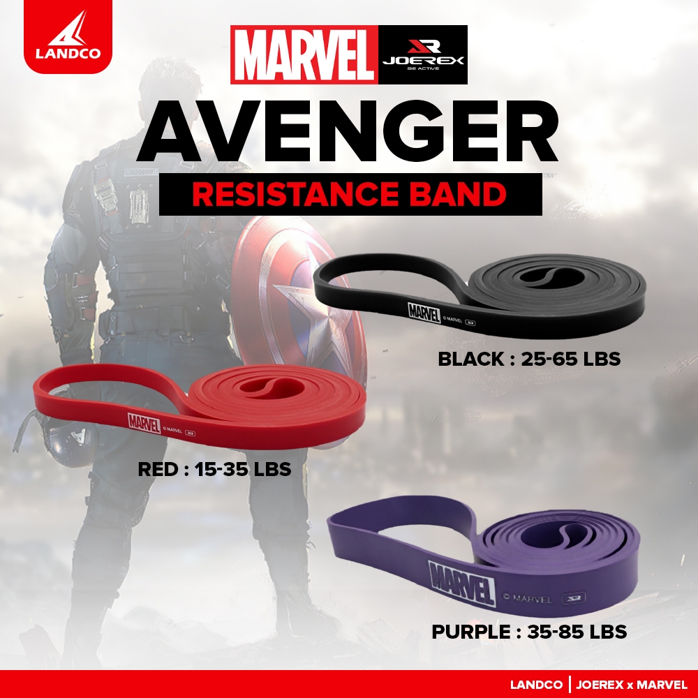 Marvel Collection มาร์เวล ยางยืดบริหารร่างกาย ยางยืดบริหารกล้ามเนื้อ ...