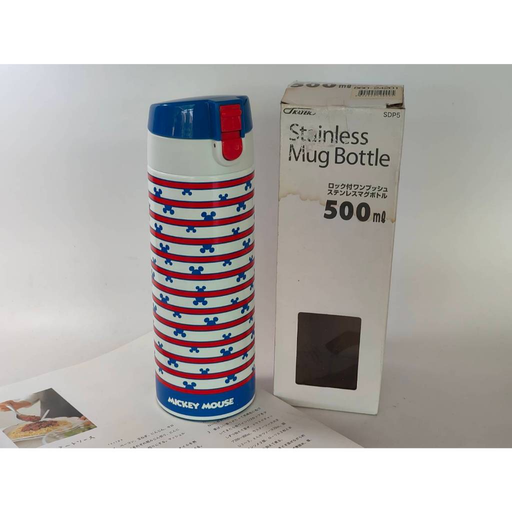 skater กระบอกน้ำสแตนเลส ลายมิกกี้เม้าส์ ขนาด 500 ml | Shopee Thailand