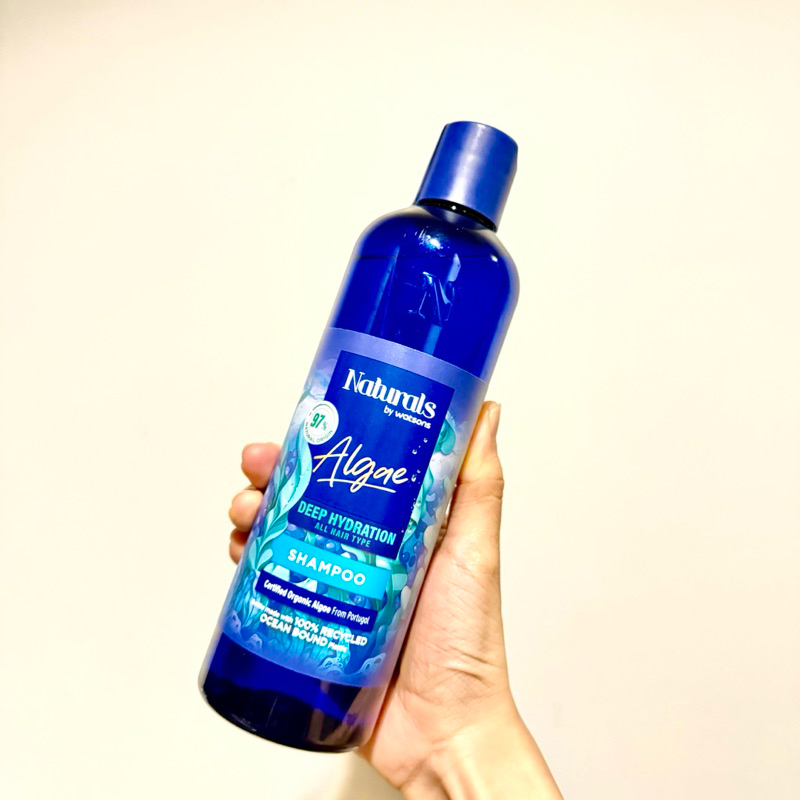 🔥ลดแรง🔥 Natural by watsons Algae Deep Hydration Shampoo เนเชอรัล แชมพู ...
