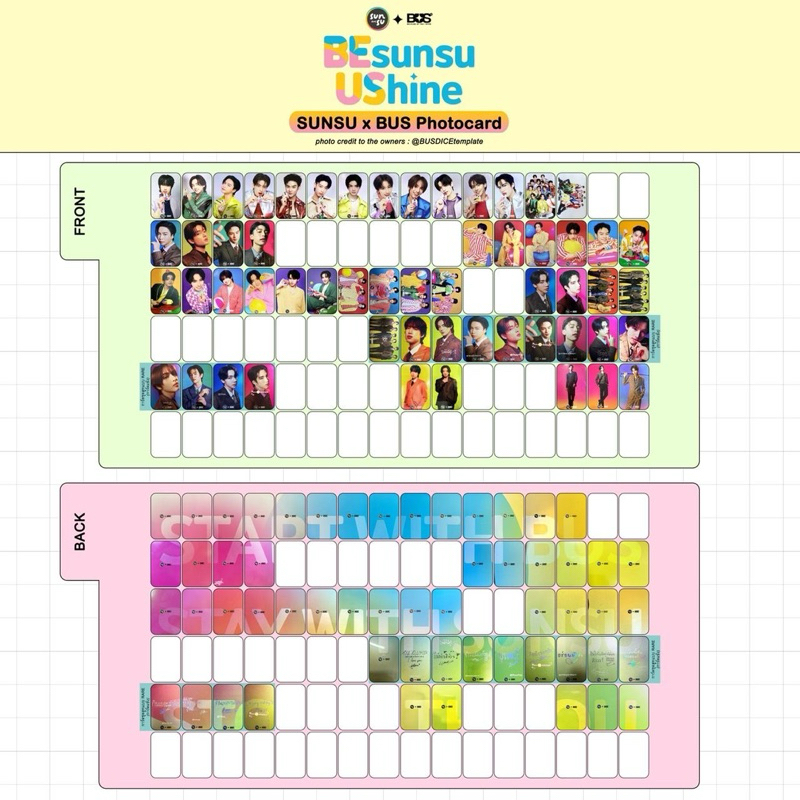 การ์ด sunsu x bus rare card | Shopee Thailand