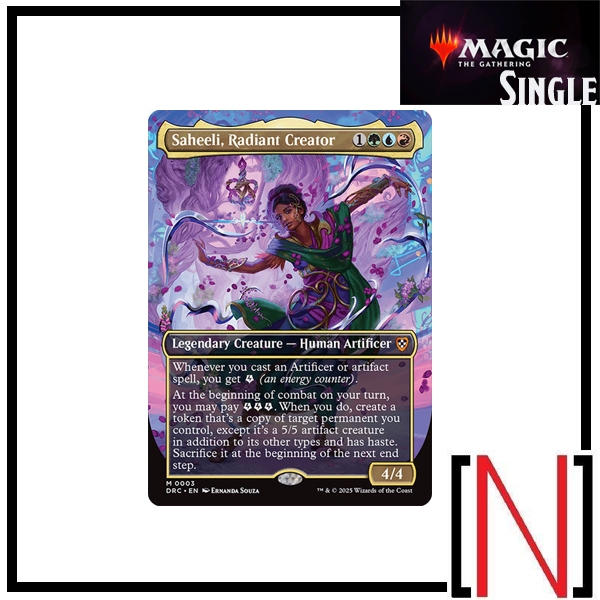 [MTG][Single][DRC] Saheeli, Radiant Creator ระดับ Mythic [ภาษาอังกฤษ ...