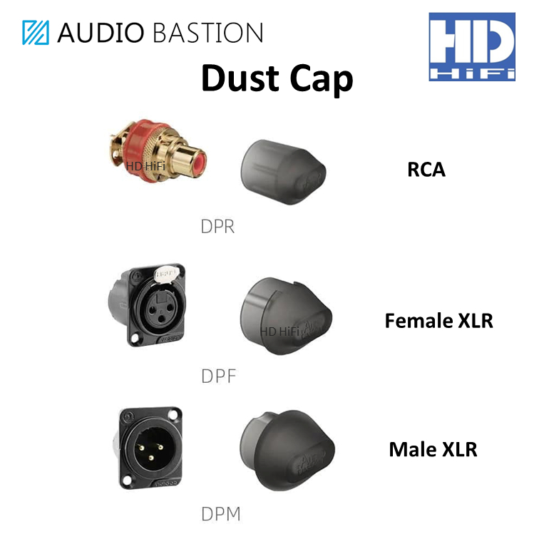 Audio Bastion Dust Cap จุกปิดกันฝุ่น กันอ๊อกไซด์ของ XLR RCA อุปกรณ์ ...