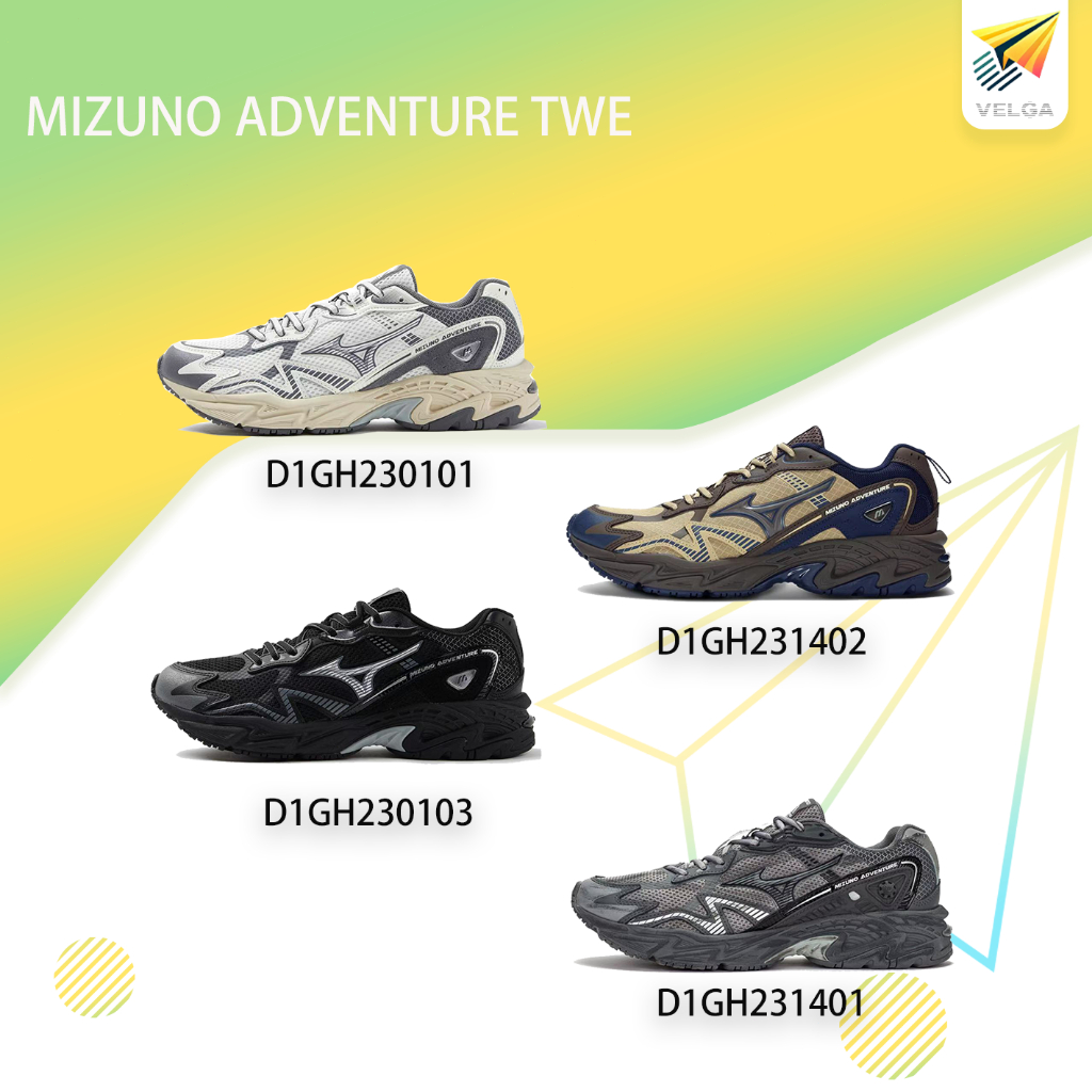 ของแท้ 100%Mizuno Adventure Twe รองเท้ากีฬา D1GH230101/D1GH231402 ระบาย ...