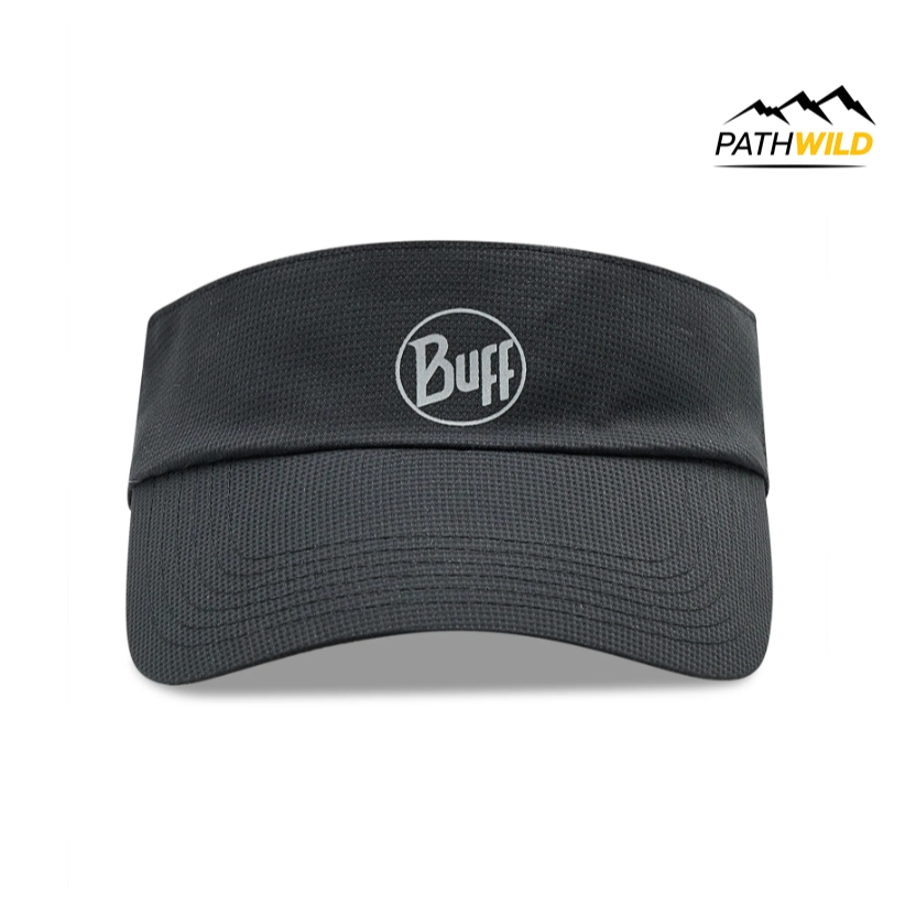 BUFF GO VISOR SOLID BLACK หมวกสำหรับใส่วิ่ง ม้วนพับได้เล็กกะทัดรัด พกพาสะดวก สำหรับใส่วิ่ง ...