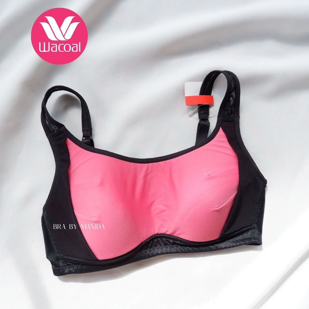 Wacoal B' me - ME1164 บราดีไซน์ sport ไม่มี โครง ฟองน้ำบาง แบบสวม | Shopee Thailand