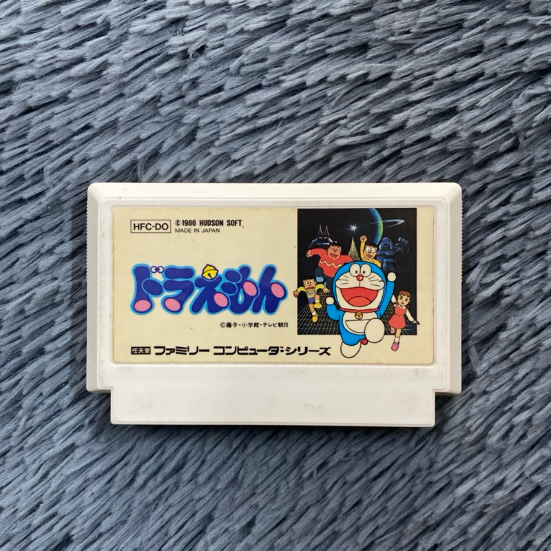 ตลับแท้เครื่อง Famicom เกมส์ Doraemon ตลับสภาพดี เปิดติดง่ายเล่นได้ปกติ ...