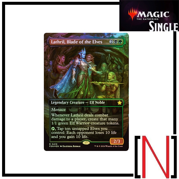 [MTG][Single][FDN] Lathril, Blade of the Elves ระดับ Rare รูปแบบ Mana Foil [ภาษาอังกฤษ] | Shopee ...