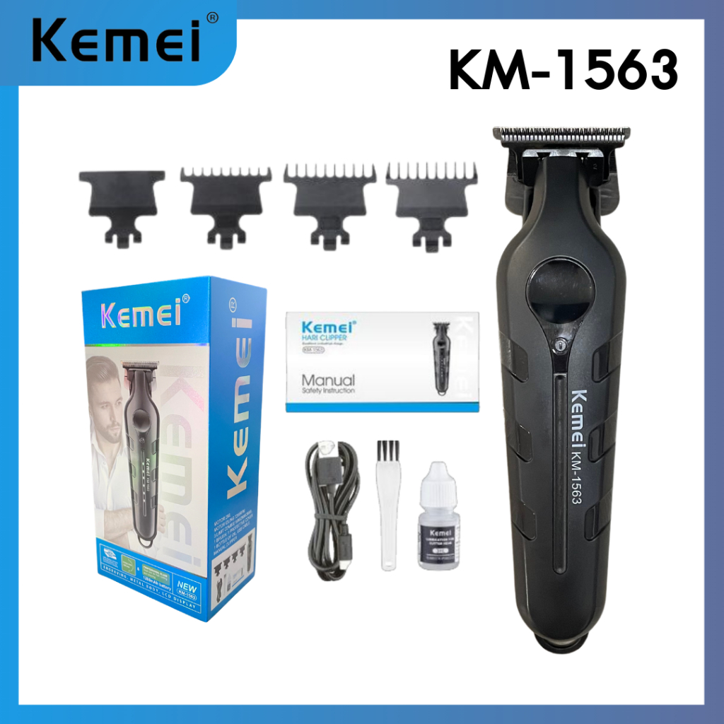 KEMEI รุ่น KM-1563 ปัตตาเลี่ยนตัดแต่งทรงผม ขนาดกระทัดรัด รอบหมุน ...