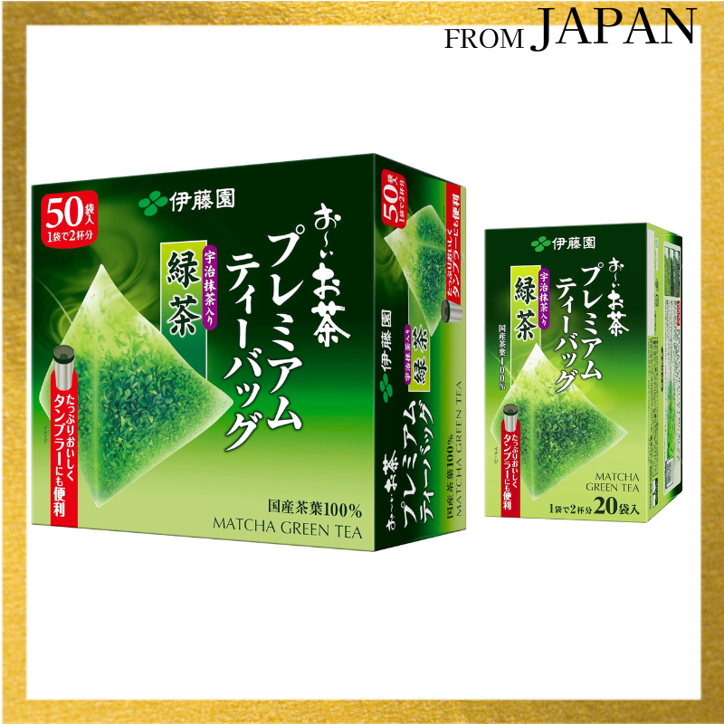 PREORDER Ito En Oi Ocha Premium Green Tea Bags with Uji Matcha 20/50 ...