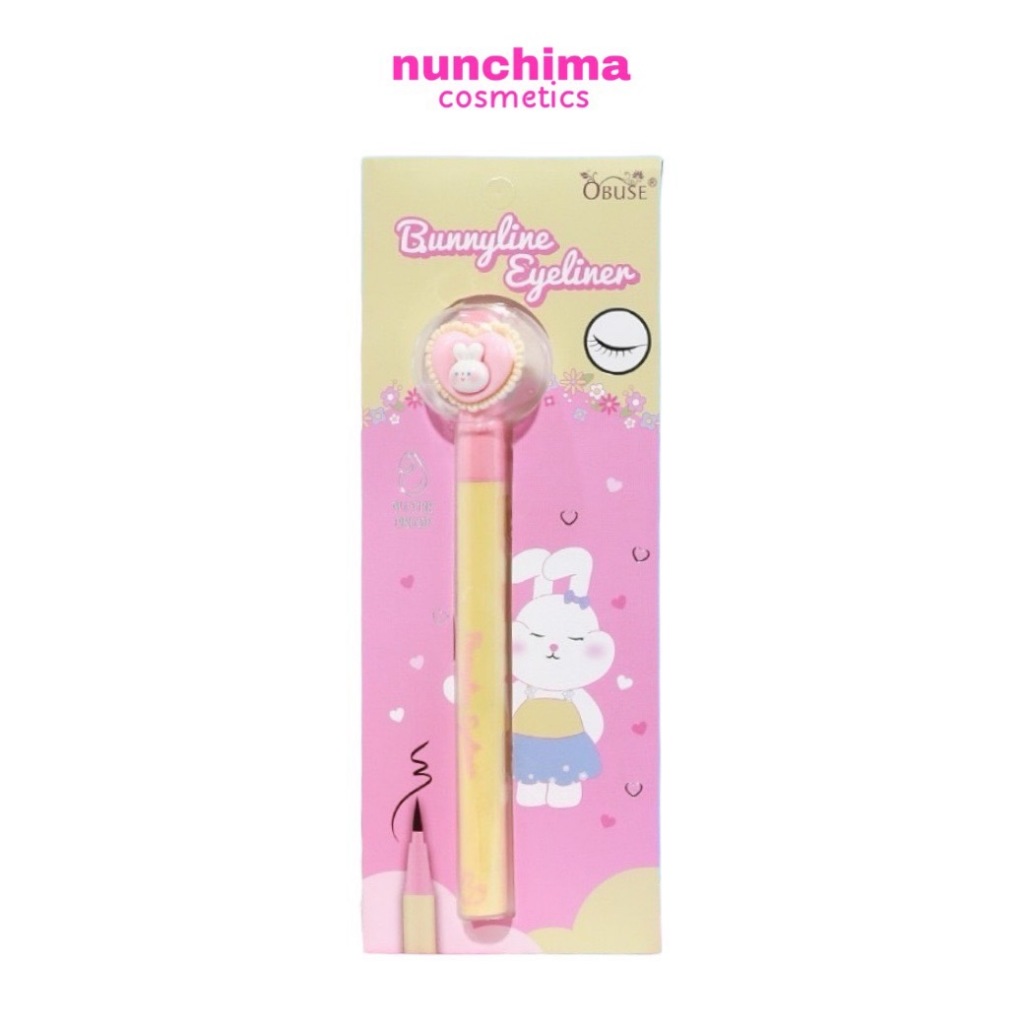 OB-1479 OBUSE BUNNYLINE EYELINER โอบิวซ์ บันนี่ไลน์ อายไลเนอร์ | Shopee ...