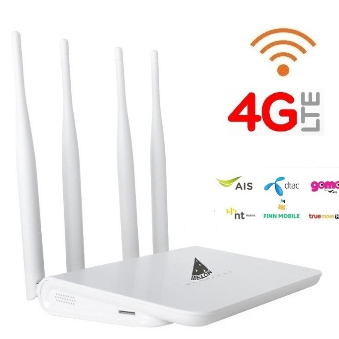 4G Wifi Router 300Mbps ถอด เปลี่ยน เสา อากาศ ได้ SMA Port Antena ...