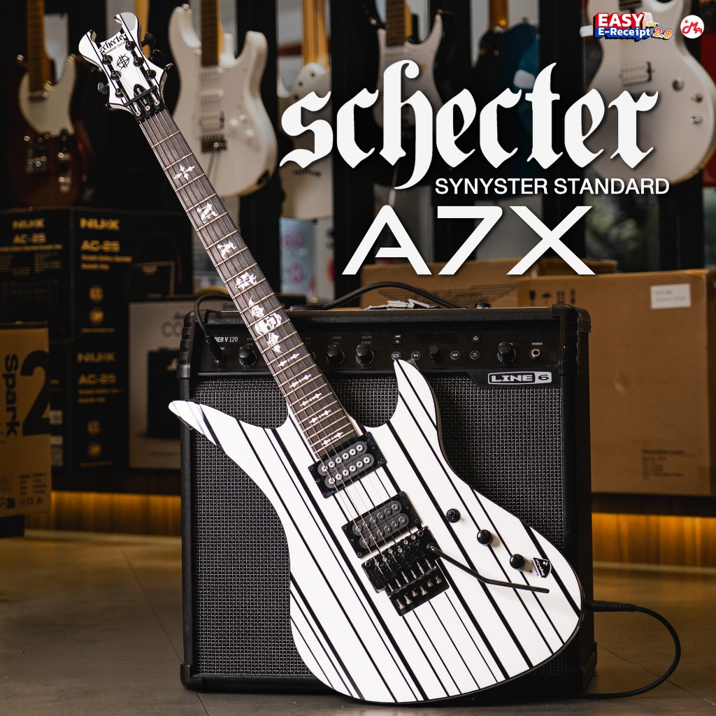 Schecter Synyster Standard A7X กีต้าร์ไฟฟ้า Electric Guitar Music Arms ...