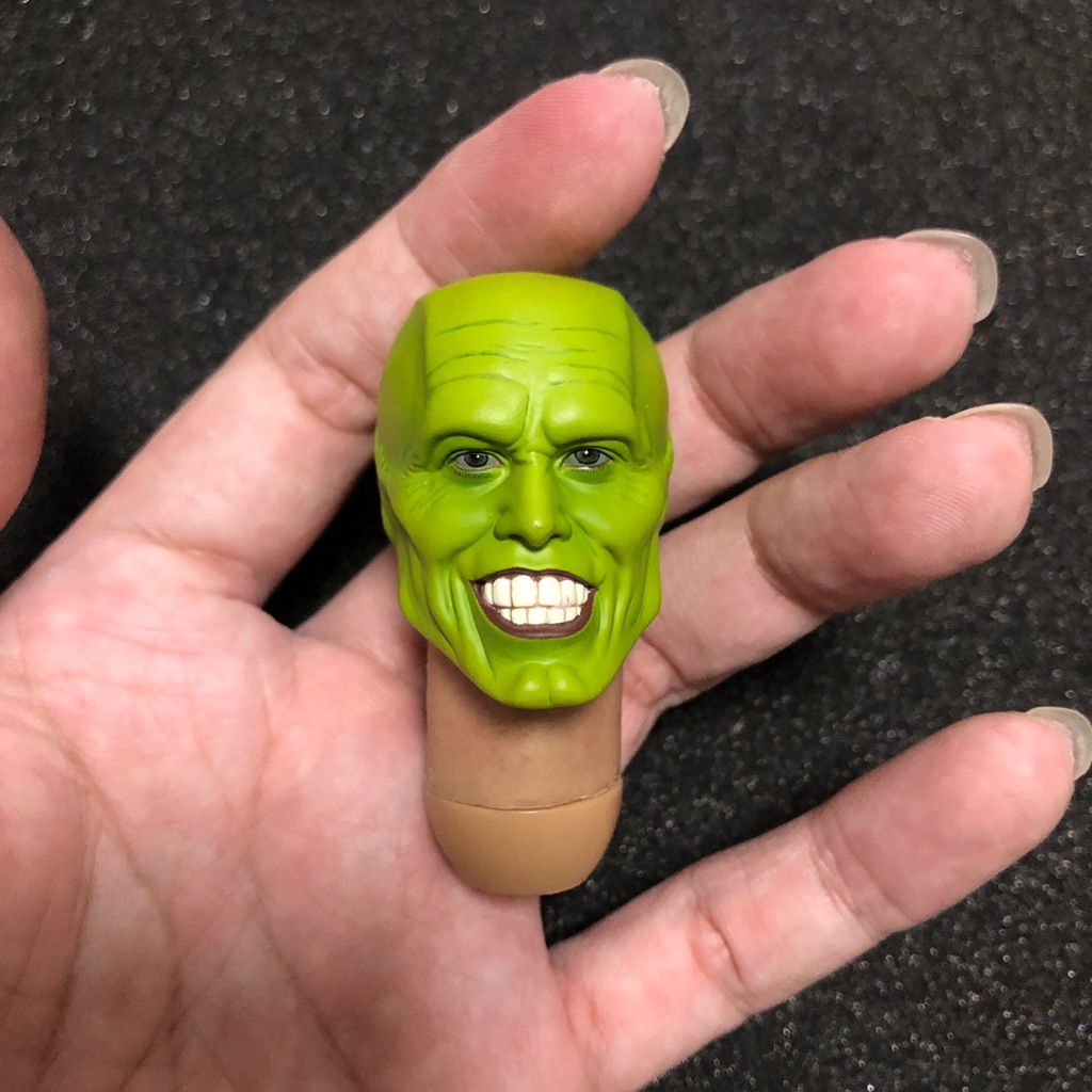 In-Stock 1/6 Scale Figure DARK TOYS DTM001 The Mask Smile Face Head ...