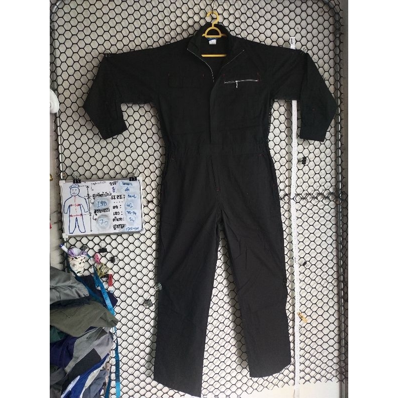 ชุดหมีช่าง SOWA.L (เอว 32"~34") สี ดำ M to L ไม่มีรูขาด ไม่มีรอยเปื้อน | Shopee Thailand