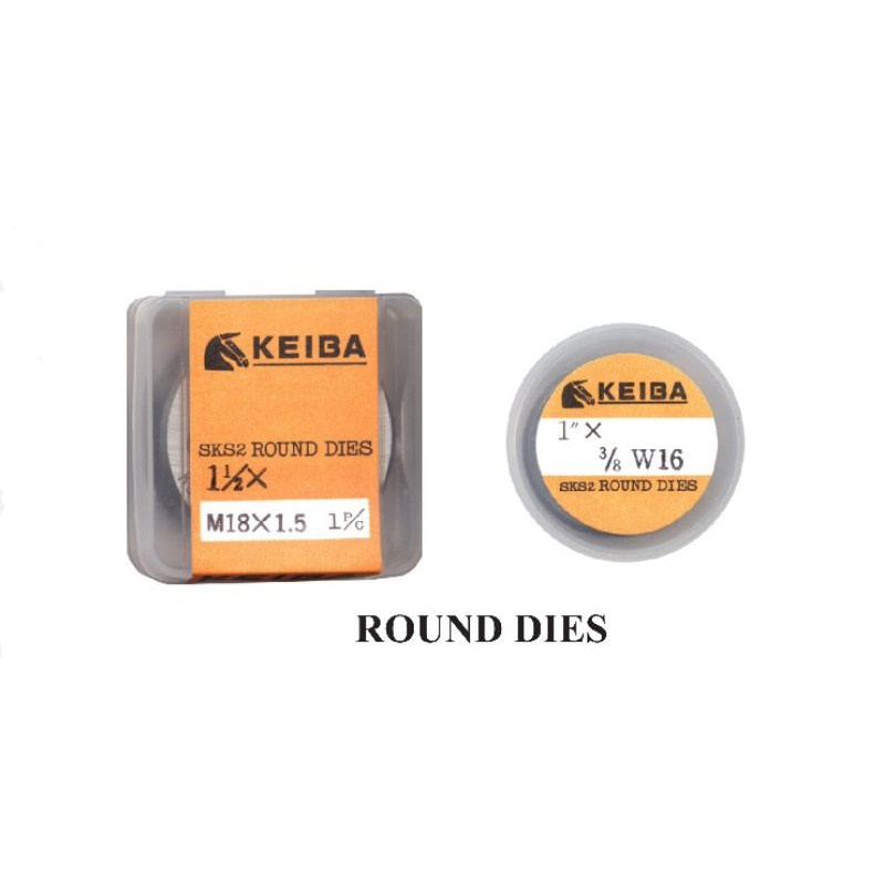 Keiba ลูกต๊าปกลม ไดกลม เกลียว NF 5/16*24 วง 1นิ้ว | Shopee Thailand