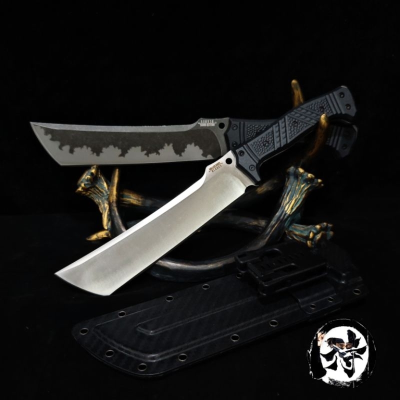 มีด เดินป่า เหล็กDC53 ความแข็ง60-62 HRC ด้ามจับไนลอนไฟเบอร์กลาส ซองไนลอนไฟเบอร์กลาส | Shopee ...