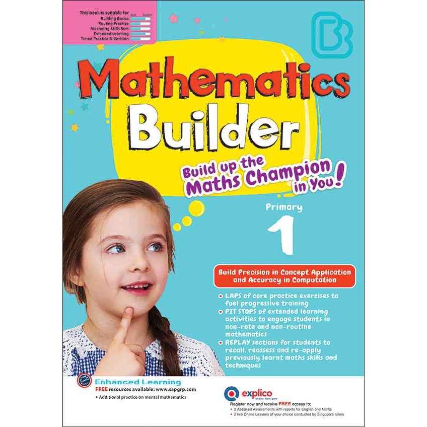 Global Education แบบฝึกหัดคณิตศาสตร์ ป.1 Mathematics Builder Primary 1 ...