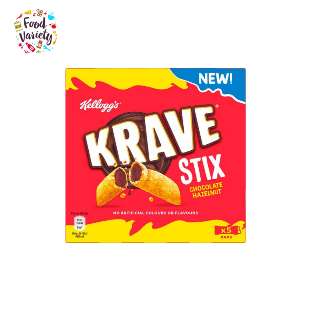 Kellogg's Krave Chocolate Hazelnut Stix Snack Bars 20.5g | Shopee Thailand