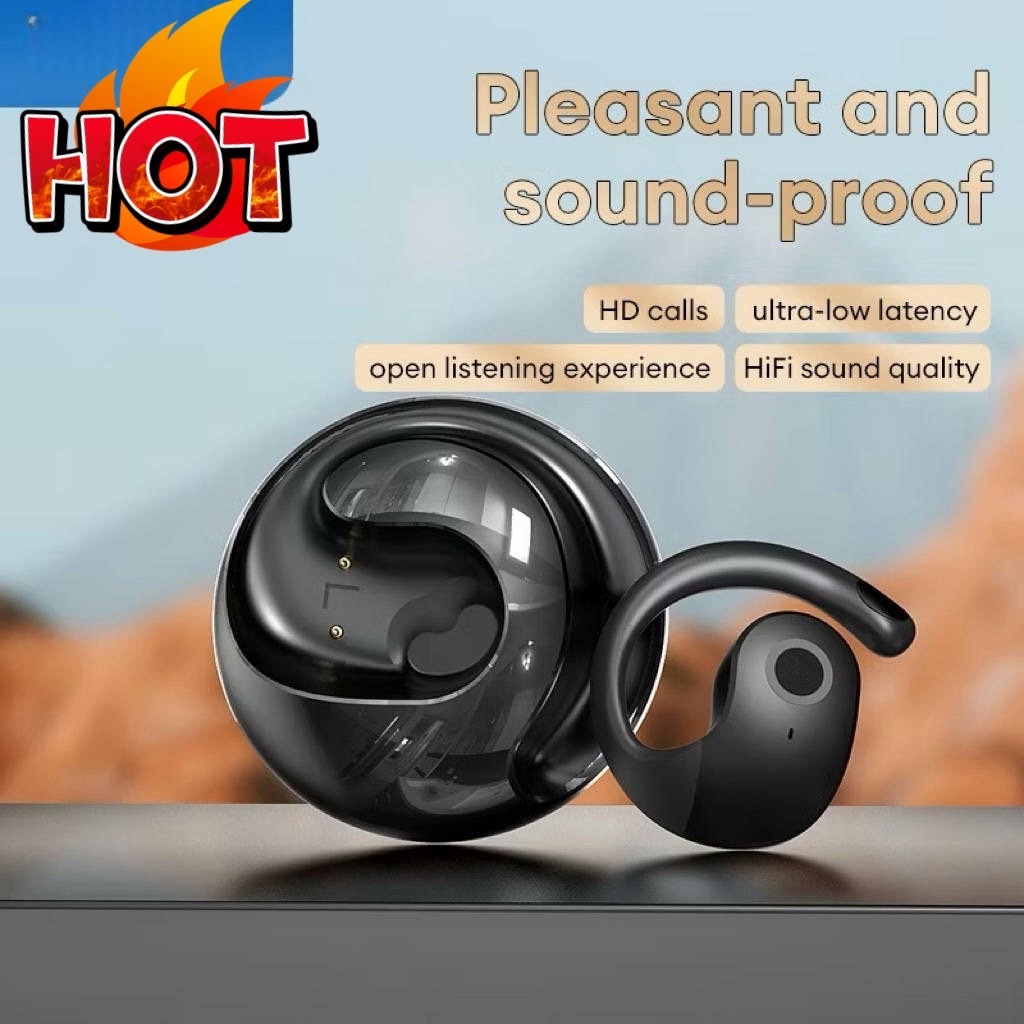 Cleer หูฟังบลูทูธ OWS สเตอริโอ กันน้ำ IPX5 wireless bluetooth 5.4 คุณภาพเสียงHIFI หูฟังไร้สาย ...