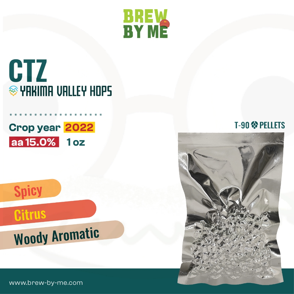 ฮอปส์ CTZ (US) PELLET HOPS (T90) โดย Yakima Valley Hops | ทำเบียร์ ...