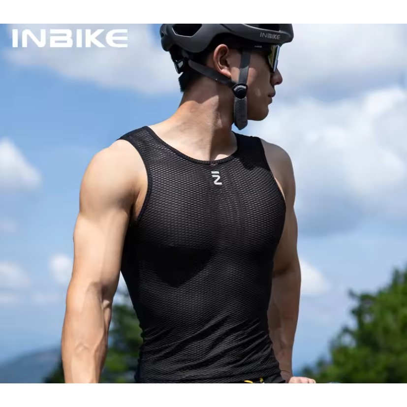 เสื้อซับในจักรยาน INBIKE Man Cycling Base Layer Sleeveless Quick Dry แบบแขนกุดสำหรับผู้ชาย ...