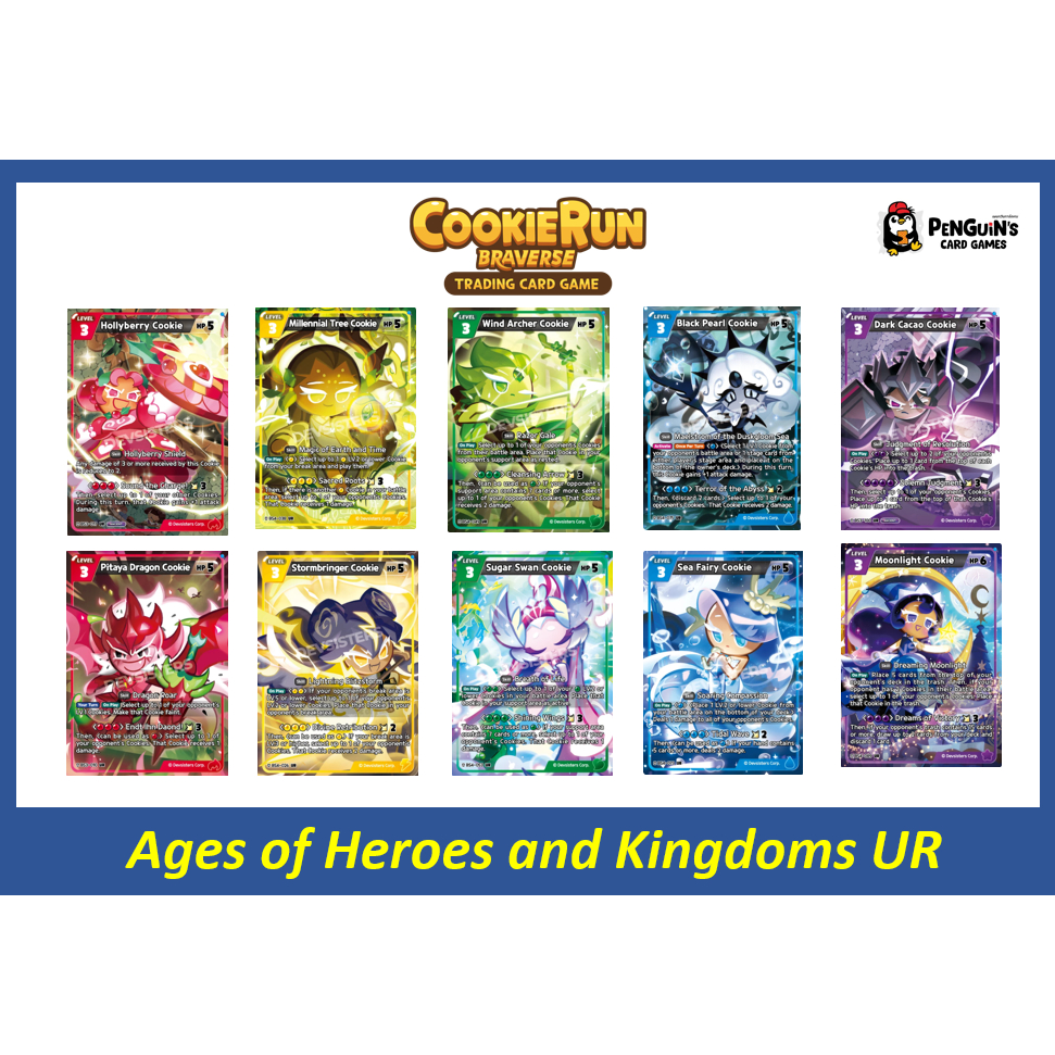 [Cookie Run Tcg] Cookie Run Braverse Booster Box [Ages of Heroes and ...