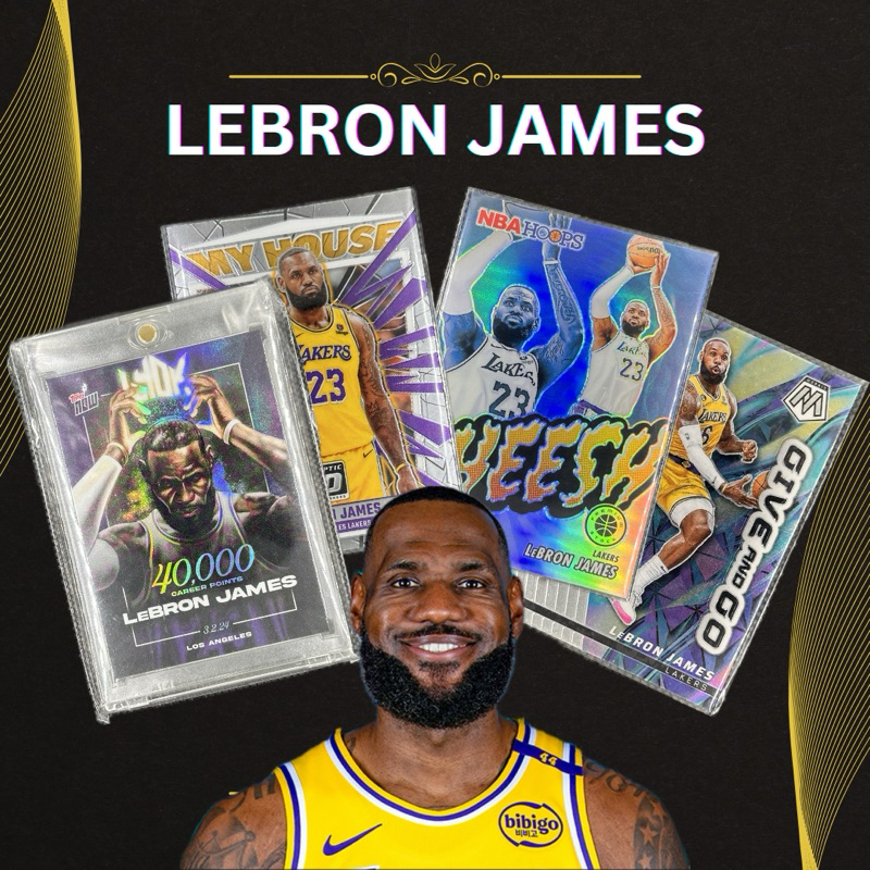 รวมการ์ด NBA Lebron James - LA Lakers (มีมากกว่าในรูป) | Shopee Thailand