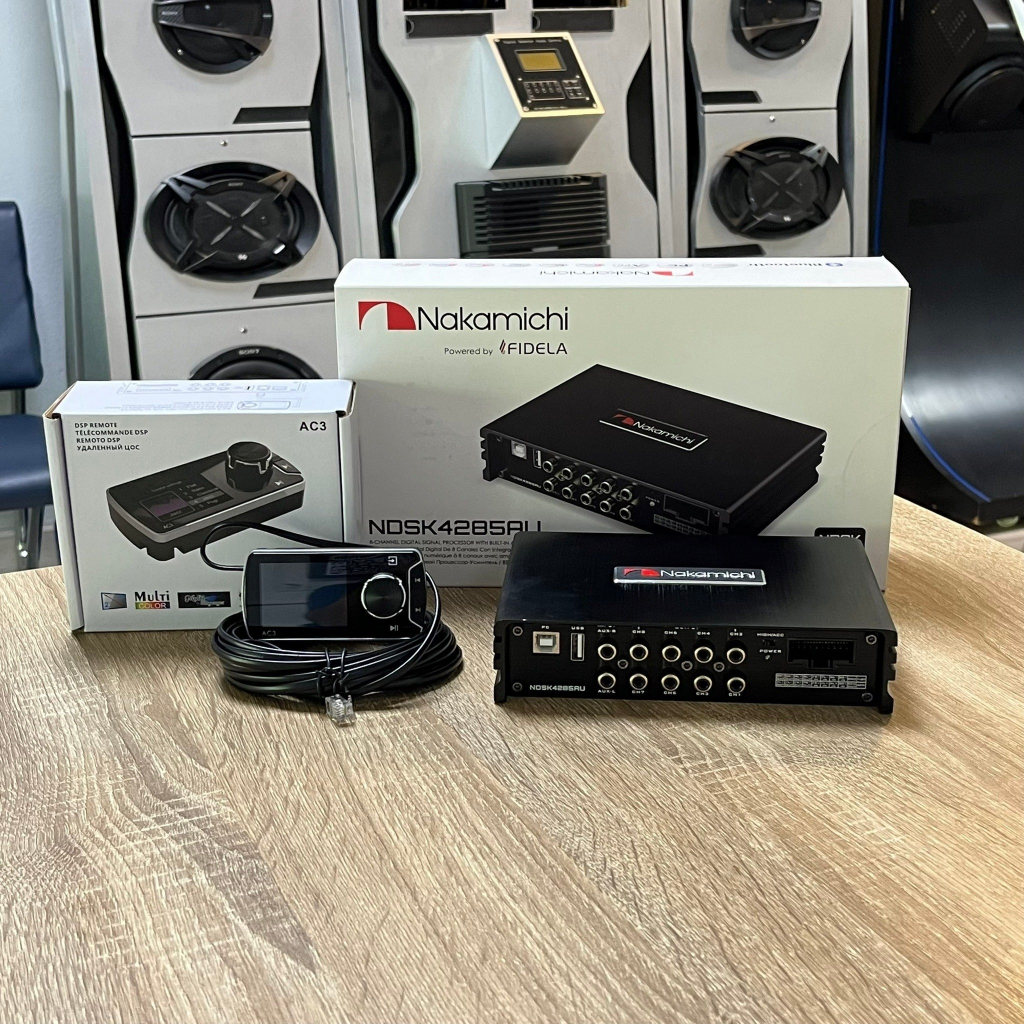 DSP PROCESSOR ยี่ห้อ NAKAMICHI แท้!! มีใบรับประกัน รุ่น NDSK4285AU 31 BAND EQUALIZER โปรเซสเซอร์ ...