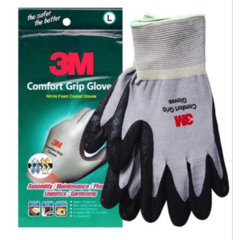 3M Comfrot Grip ถุงมือไนล่อนเคลือบไนไตร ยี่ห้อ3M มาตรฐานการป้องกัน - EN ...