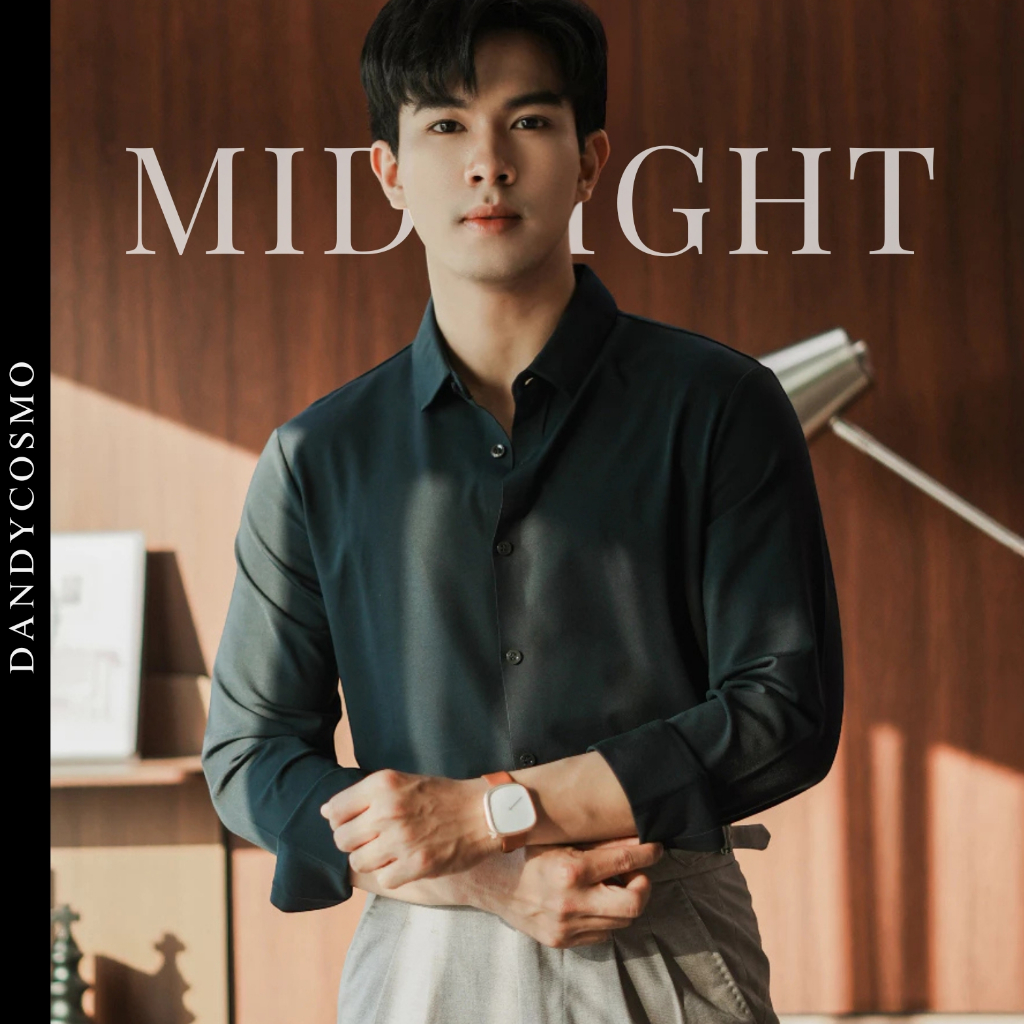 DANDY COSMO | เสื้อเชิร์ต Limited Premium รุ่น Midnight | Shopee Thailand