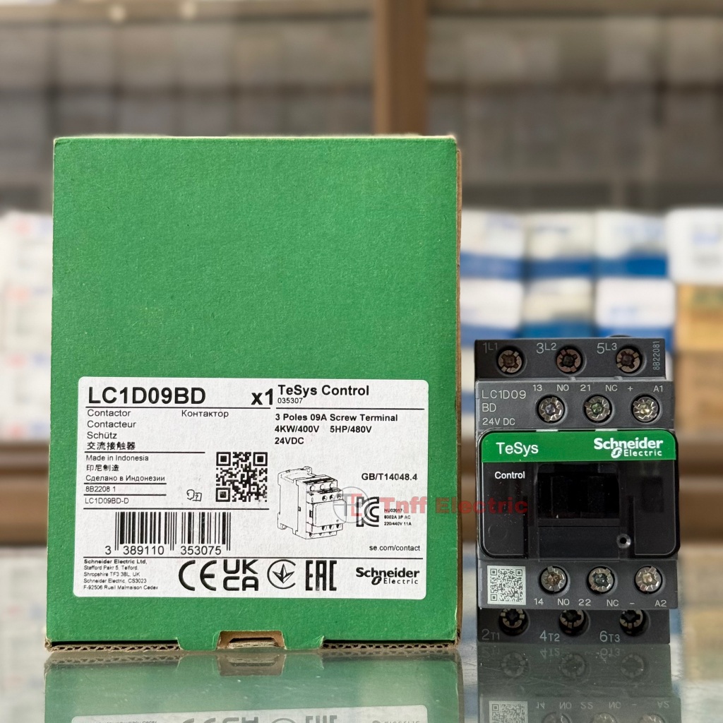 Schneider LC1D09BD 24VDC แมกเนติก คอนแทคเตอร์ (1NO + 1NC) | Shopee Thailand