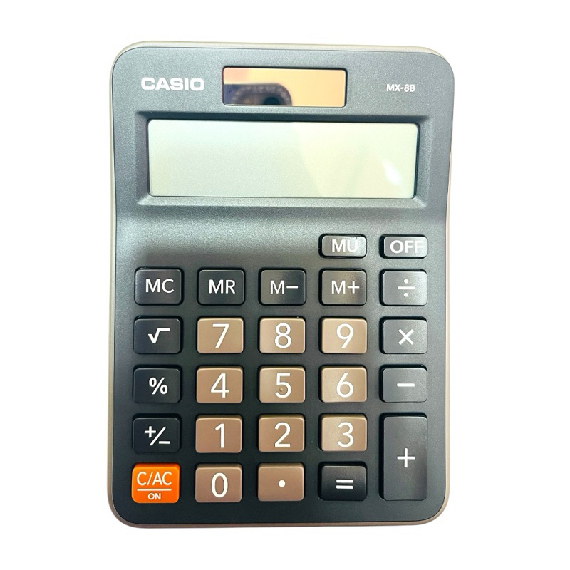 เครื่องคิดเลขตั้งโต๊ะ Casio MX-8B 8หลัก ของใหม่ ของแท้100% บรรจุ:1 ...