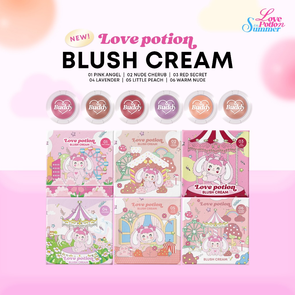บลัชครีมเนื้อกำมะหยี่ Lovepotion Blush Cream บลัชครีมซ้อก้าด | Shopee Thailand