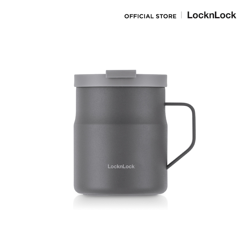 LocknLock แก้วน้ำเก็บอุณหภูมิ Metro Mug Tumbler ความจุ 370 ml. รุ่น LHC4262GRY | Shopee Thailand
