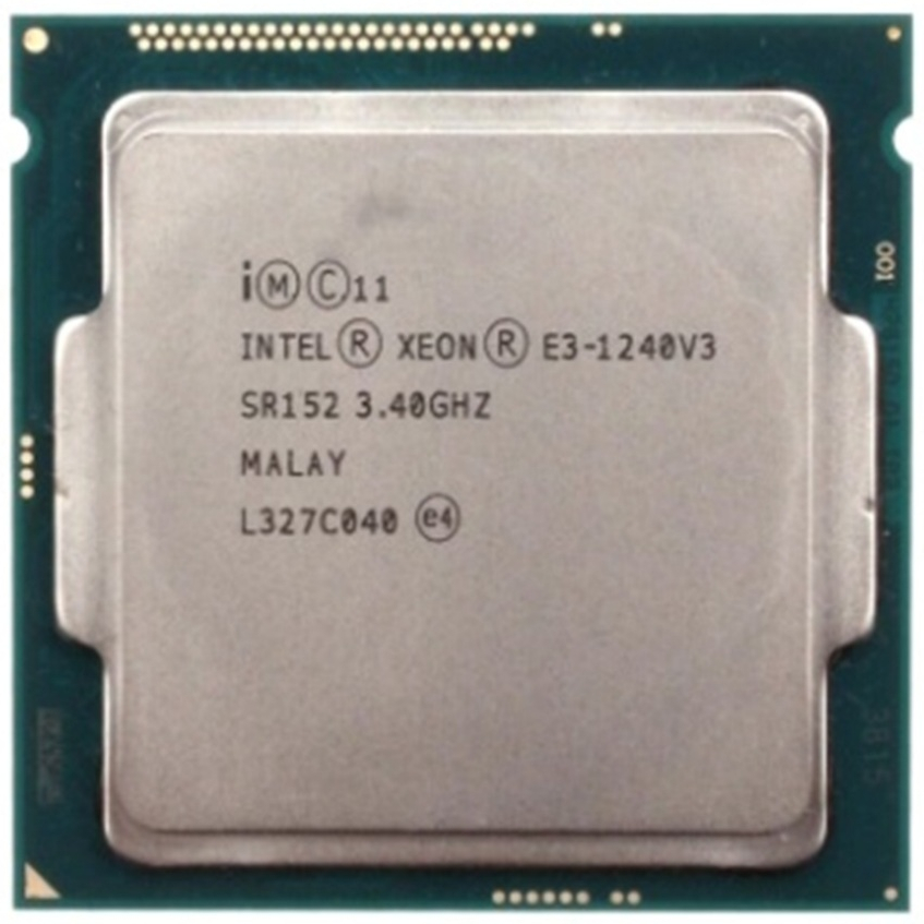CPU (ซีพียู) Intel Xeon E3-1240 V3 (3.70GHz) 4C/8T LGA1150 ฟรีซิลิโคน พร้อมส่ง | Shopee Thailand