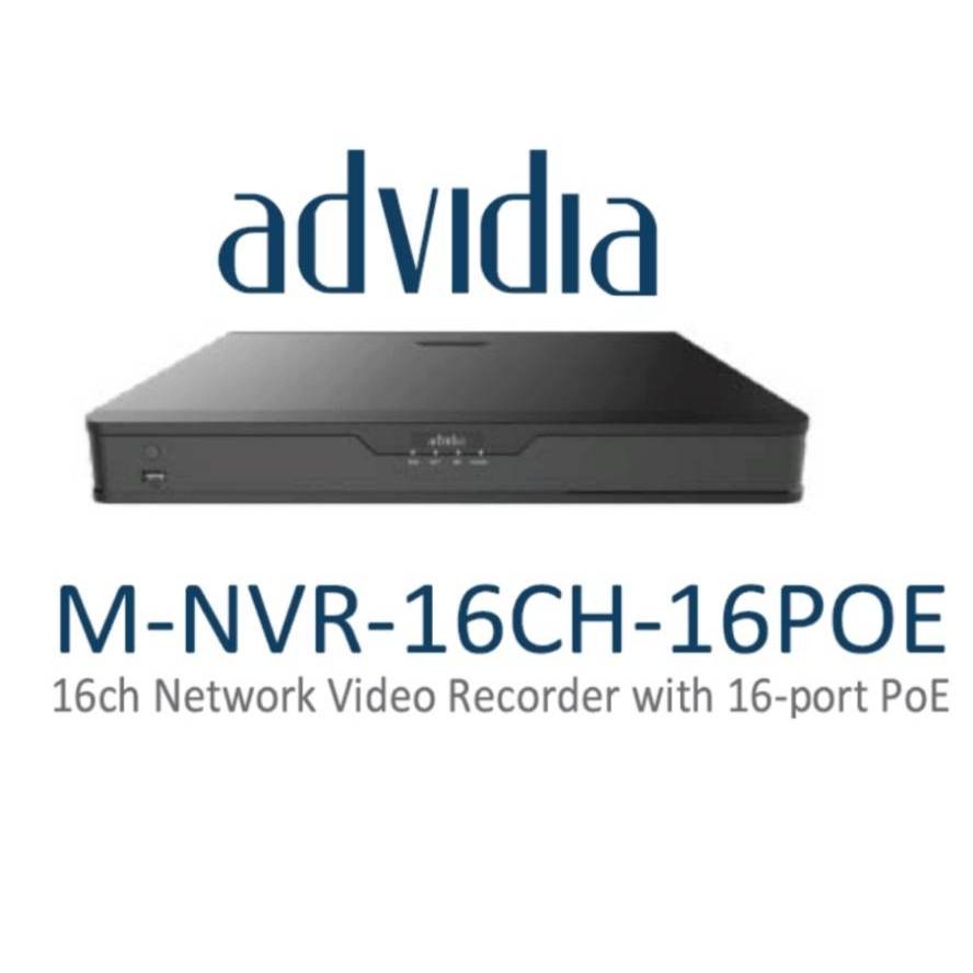 M-NVR-16CH-16POE NVR 16Ch. POE ADVIDIA | Shopee Thailand