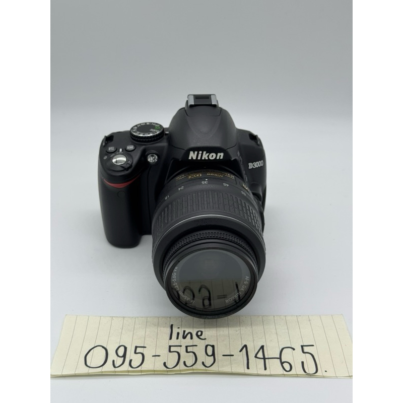 Nikon D3000 lens 18-55 สภาพสวย ชัตเตอร์ 1 พัน | Shopee Thailand