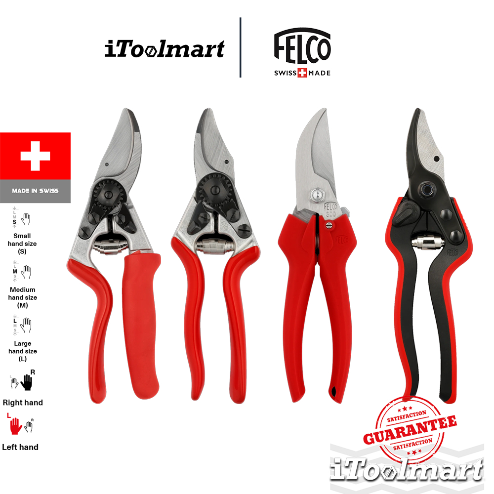 FELCO กรรไกรตัดแต่งกิ่งไม้ MADE IN SWISS มีหลายขนาดให้เลือก | Shopee ...