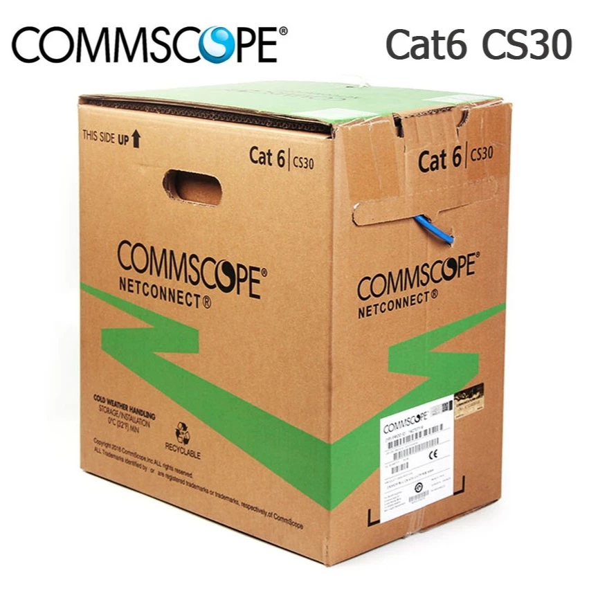 พร้อมส่ง สาย LAN AMP by commscope CAT6 CS30 305 เมตร และ CS31 มีตัวเลือก | Shopee Thailand