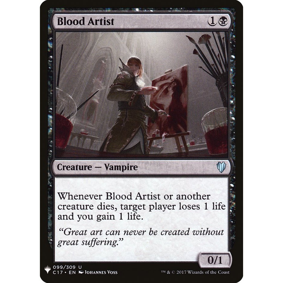 Blood Artist The List การ์ด Magic the Gathering [MTG] ของแท้ | Shopee ...