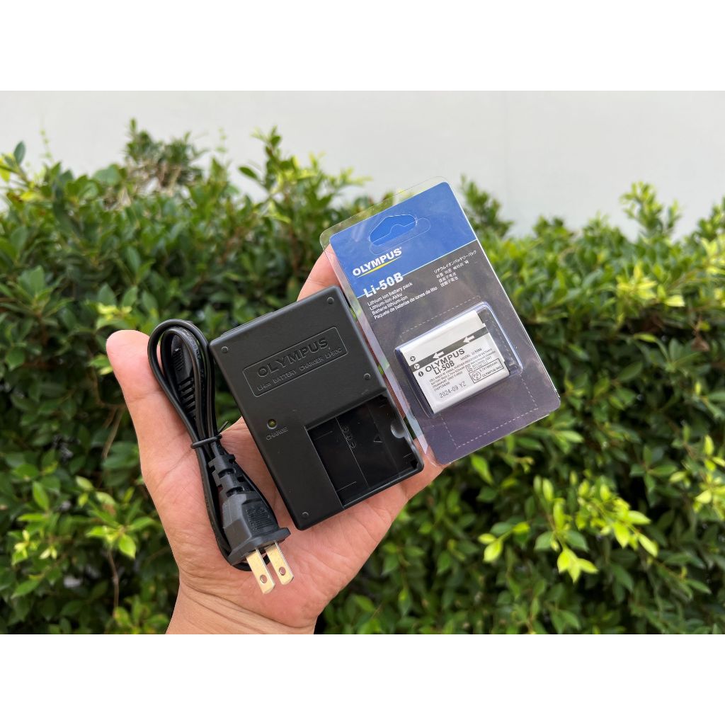แบตเตอรี่ & แท่นชาร์จ Olympus รุ่น Li-50B กล้อง MJU 1010 1020 1030 ...