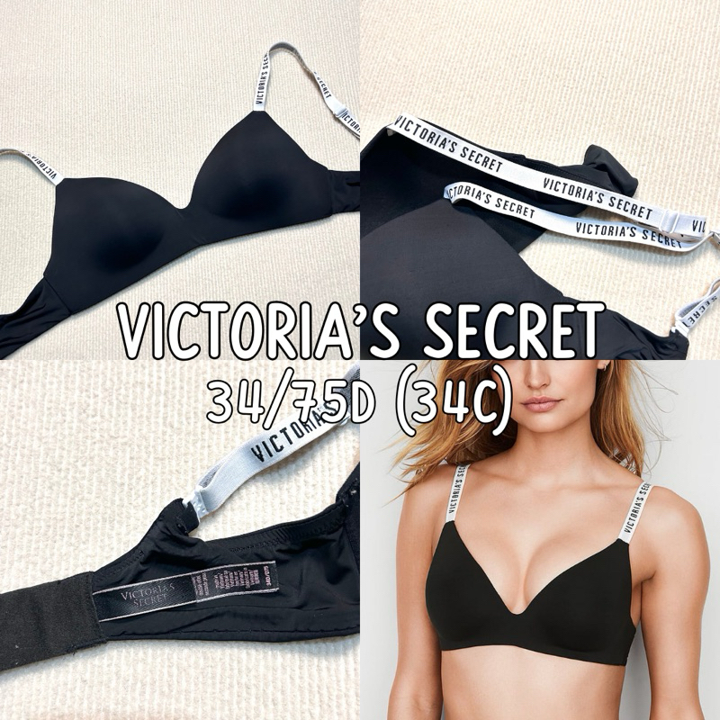 (สภาพใหม่) victoria's secret | 34/75D (34C 36B) เสื้อชั้นในสายสปอร์ต ไร้โครงใส่สบาย รุ่นตามหา ...